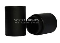 China Pro Travel Makeup Brush Cylinder Container Cup Cosmetic Holder Pen Case for sale