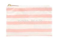 China Stripe Pencil Case Pouch Purse Cosmetic Makeup Bag Storage Student Stationery Zipper Wallet for sale