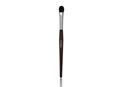 China Oval Eye Shadow Luxury Makeup Brushes Luxe Gray Squirrel Hair , Foundation Blending Brush for sale