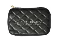China 15 Slots Professional Makeup Brush Bag Cosmetic Artist Case Holder Travel Handbag Black for sale