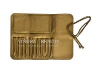 China Comestic 10 Holes Makeup Brush Bags Artist Pencils Pouch Case Roll Up Storage Holder for sale