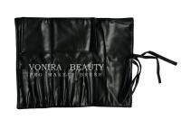 China Travel Makeup Brush Rolling Case With Belt Strap Pouch Holder Cosmetic Bag Portable for sale