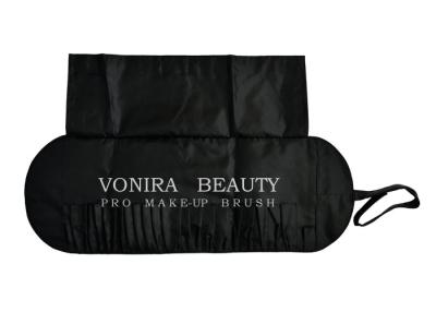 China PU Leather Makeup Brush Bag Holder Wrap Roll Up Stationery Pen Pencil Case Pouch for sale