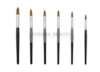China High Class Pure Kolinsky Acrylic Nail Art Brushes For Decoration for sale