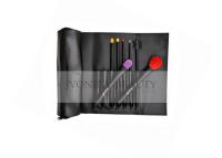China Black Gift Foundation Makeup Brush With Colorful Synthetic Hair 7 PCS for sale
