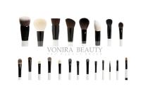 China 21Pieces Extremely Animal Hair Makeup Brushes Private Label Cosmetic Brush Collection for sale
