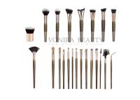 China Professional Modern Romance Collection Makeup Brushes With Dual Tone Synthetic Bristles for sale