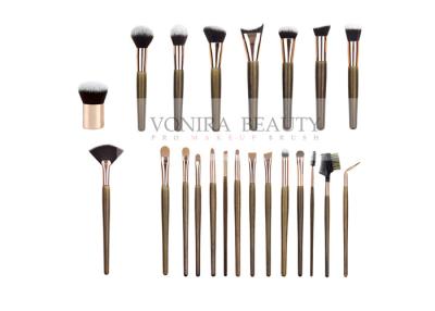 China Professional Modern Romance Collection Makeup Brushes With Dual Tone Synthetic Bristles for sale