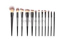 China Tarpered Handle Mass Level  Makeup Brushes Kit Soft Cruelty-free Hair for sale
