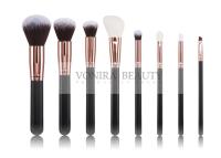 China Superior Gentle Mass Level Makeup Brushes , Eye Makeup Brush Kit Submissive Taklon Hair for sale