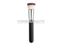China Vegan Taklon Foudation Buffing Private Label Makeup Brushes Three Tone Synthetic Hair for sale