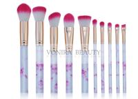 China Marvelous Marble Handle Mass Level Makeup Brushes For Facial , High End for sale