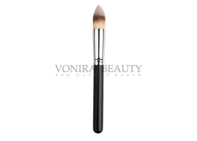 China Soft Fiber Private Label Makeup Brushes , No Streaks Round Tapered Face Brush for sale