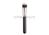 China Round Domed Foundation Blending Brush , Soft Private Label Cosmetic Brushes for sale