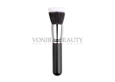 China Polish Foundation Buffing Brush Natural With Goat Hair / Vegan Taklon for sale