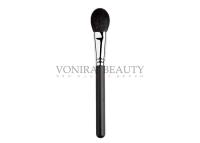 China Paddle Cheek Private Label Makeup Brushes Black Color With Goat Hair for sale