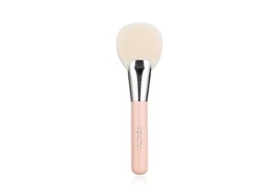 China Vonira Beauty Luxury Fan Brush with Vegan Cruelty Free Taklon Synthetic Hair and Recyclable Birch Wooden Handle - Handcrafted Powder Bronzer Brush for sale