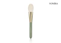 China Vonira Custom Wholesales Natural Goat Hair Makeup Cheek Blush Brush with Private Label Service for sale