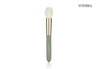 China Vonira Custom Wholesales Natural Goat Hair Makeup Small Round Powder Brush with Private Label Service for sale