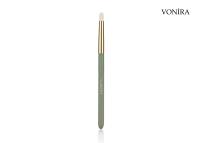 China Vonira Custom Wholesales Natural White Goat Hair Makeup Eye Pencil Brush with Private Label Service for sale