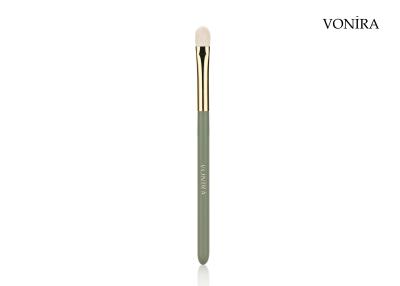 China Vonira Custom Wholesales Natural White Goat Hair Small Eyeshadow Brush with Private Label Service for sale