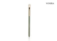 China Vonira Custom Wholesales Natural White Goat Hair Fan Eye Blending Brush with Private Label Service for sale