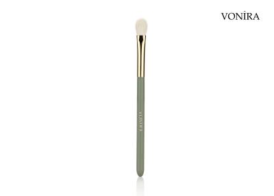 China Vonira Custom Wholesales Natural White Goat Hair Fan Eye Blending Brush with Private Label Service for sale