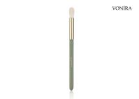 China Vonira Custom Wholesales Natural White Goat Hair Tapered Eye Blending Brush with Private Label Service for sale