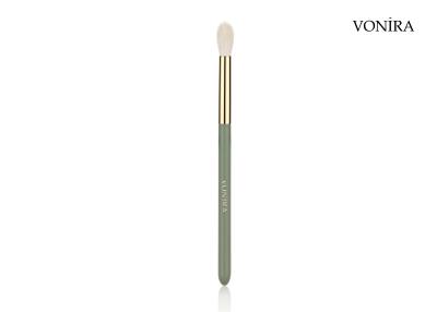China Vonira Custom Wholesales Natural White Goat Hair Tapered Eye Blending Brush with Private Label Service for sale
