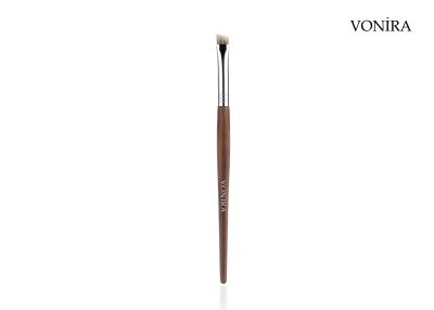 China Vonira Custom Wholesale Natural Animal Hair Brown Ebony Handle Makeup Eye Brow Brush for sale