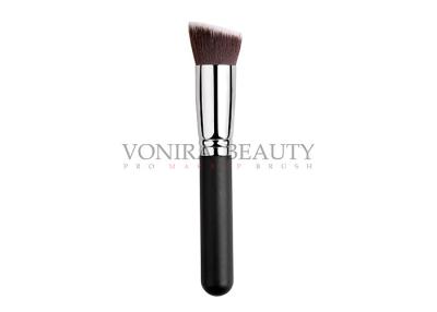 China Angled Contour Private Label Makeup Brushes Vegan Free For Foundation for sale