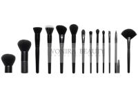 China BSCI Synthetic Hair Brushes 13Pcs With Forestry Wood Handle for sale
