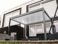 China Automatic Aluminum Louvered Pergola with 180-220 km/h Wind Resistance and 60-100 cm Snow Load Capacity for sale