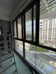 China 15mm 19mm Aluminium Sliding Windows with Single Double Triple Glass - Manual Automatic Opening Systems for sale
