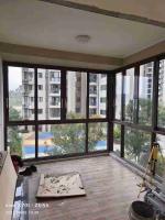 China 6mm to 19mm Commercial Aluminum Sliding Windows with Manual or Automatic Opening Systems for sale