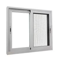 China Triple Slider Aluminum Sliding Window with Mosquito Mesh - 1.4mm Profile & 5mm Glass Options - Custom Sizes for sale