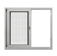 China Triple Slider Aluminum Sliding Window with Mosquito Mesh - 1.4mm Profile & 5mm Glass Options - Custom Sizes for sale