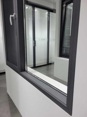 China Aluminum Casement Windows EPDM Silicone Sealant Custom Sizes 90 180 Degree Opening for sale