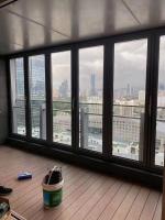 China Custom Aluminum Bifold Windows with Double Glazed Glass, Powder Coated Frame & 5-Year Warranty for sale