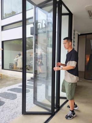 China Custom Aluminum Bifold Windows with Double Glazing and 5-Year Warranty - Soundproof Residential & Commercial for sale
