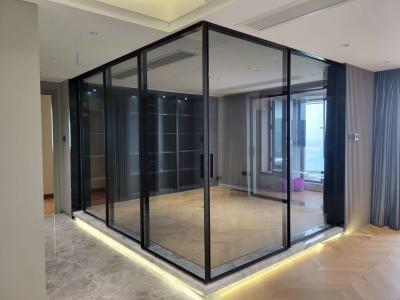 China WY-Tec Aluminium Sliding Doors WY-SD01 - High Security, Noise Reduction, Custom Sizes & Colors for Residential Use for sale