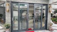China WY-Tec Aluminum Sliding Glass Doors with 5-Year Warranty - Push-Pull Opening, Soundproof & Energy Efficient for sale