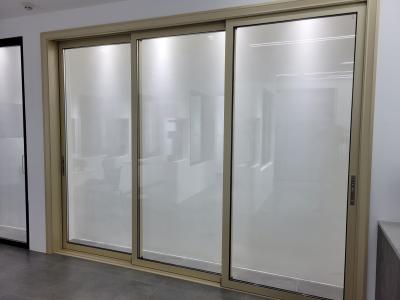 China WY-Tec Aluminium Sliding Doors 1.2mm-2.5mm with Custom Glass Options and 5-Year Warranty for sale