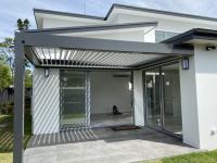 China Industrial Outdoor Aluminium Pergola with 5-Year Warranty and Custom Powder Coating Thickness Options for sale
