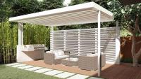 China OEM Glass Roof Sunroom with High Light Transmission and Wind Resistance - Custom Sizes for Villa Gardens for sale