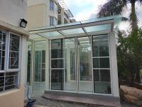 China Luxury Prefab Glass Sunroom WY-SR01 with High Light Transmission and Customizable Sizes for Outdoor Living for sale