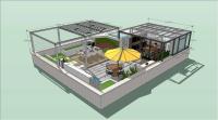 China WY-Tec Glass Roof Sunroom WY-SR01 - Customizable Prefabricated Outdoor Enclosure with Easy Installation and Weather Resistance for sale