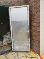 China Swing Aluminum Casement Doors with 2mm Thickness and Double Glazing - Powder Coated Weatherproof EPDM Seal for sale