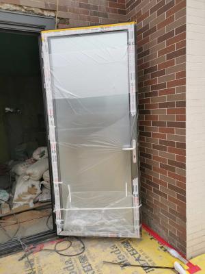 China Swing Aluminum Casement Doors with 2mm Thickness and Double Glazing - Powder Coated Weatherproof EPDM Seal for sale