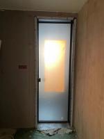 China Modern Aluminum Casement Doors with 2mm Frame and Double Glazing - Weatherproof Swing Entry System for sale